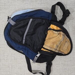 Jansport | Bags | Jansport Blue And Black Backpack Durable School ...